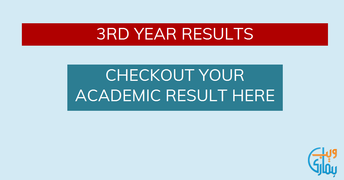 3rd Year Results